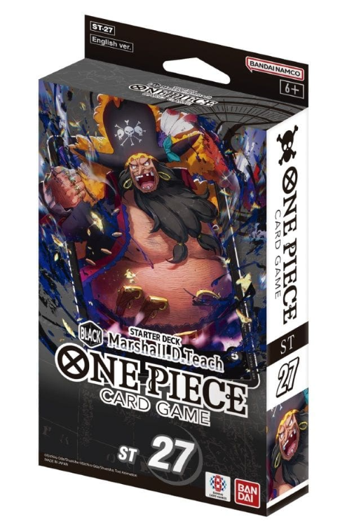One Piece Card Game – (Black) Marshall.D.Teach – Starter Deck [ST-27 ...